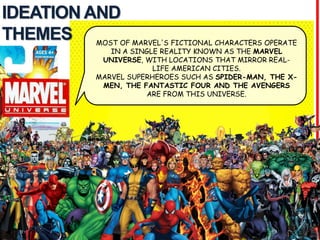 Marvel: in comic culture | PPTX
