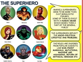 Marvel: in comic culture | PPTX