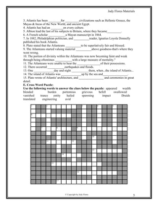 The Legend of Atlantis | PDF