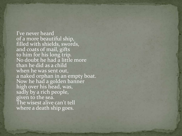 The legend of beowulf | PPTX