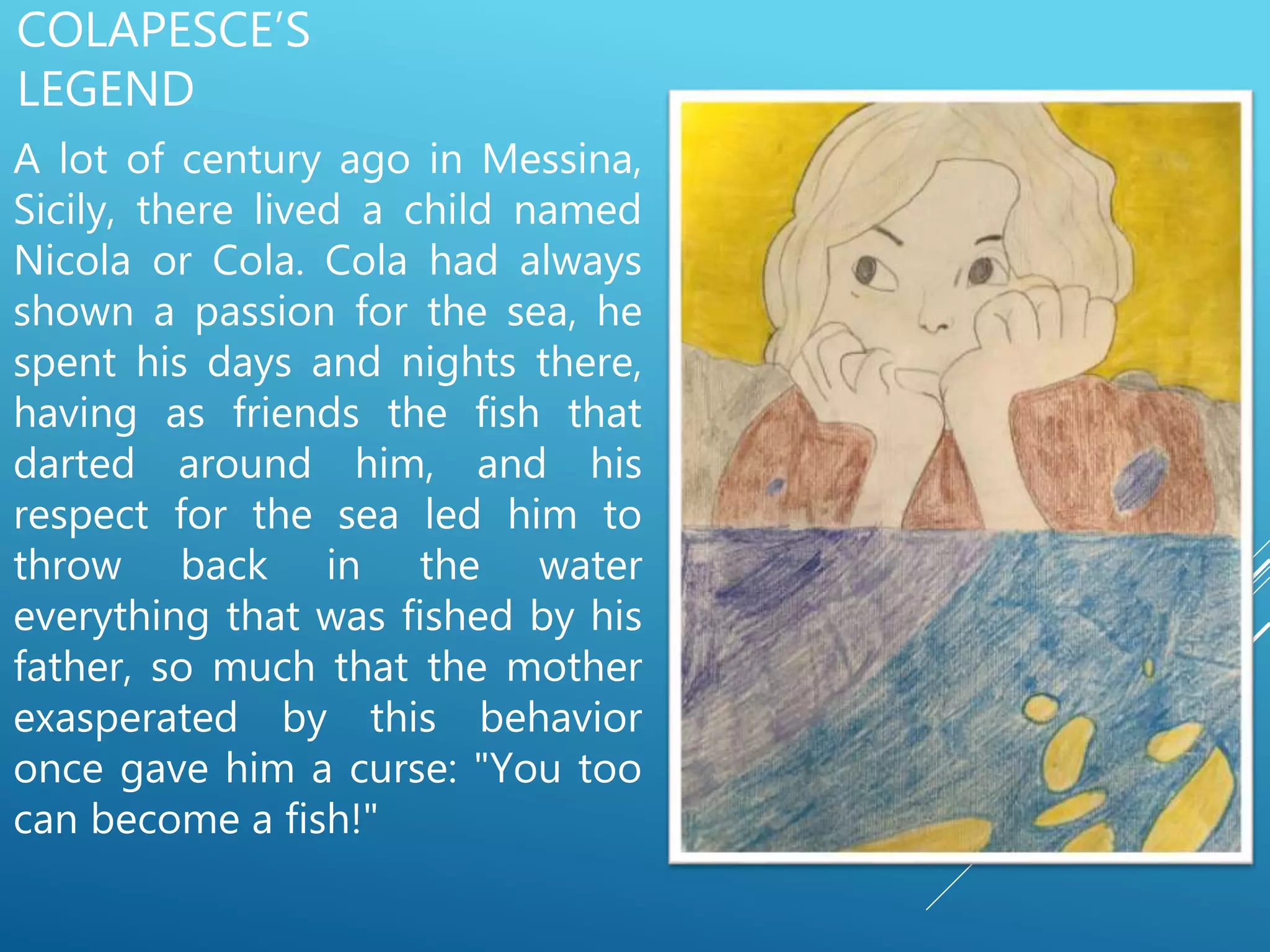 The legend of Cola pesce | PPTX