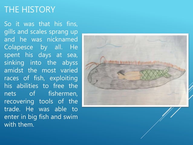 The legend of Cola pesce | PPTX