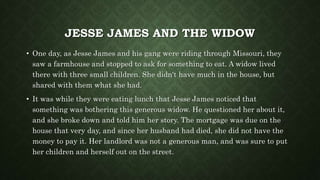 The legend of jesse james | PPTX
