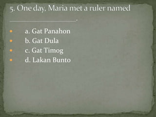 The legend of maria makiling | PPTX