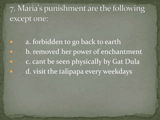 The legend of maria makiling | PPTX
