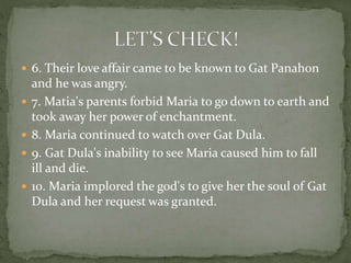 The legend of maria makiling | PPTX