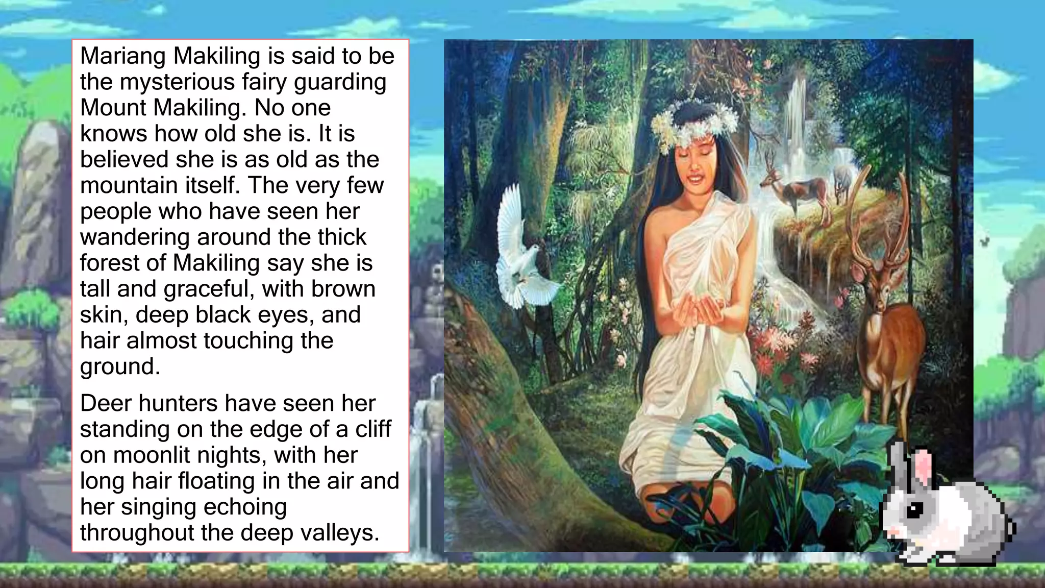 The legend of maria makiling (etech) | PPTX