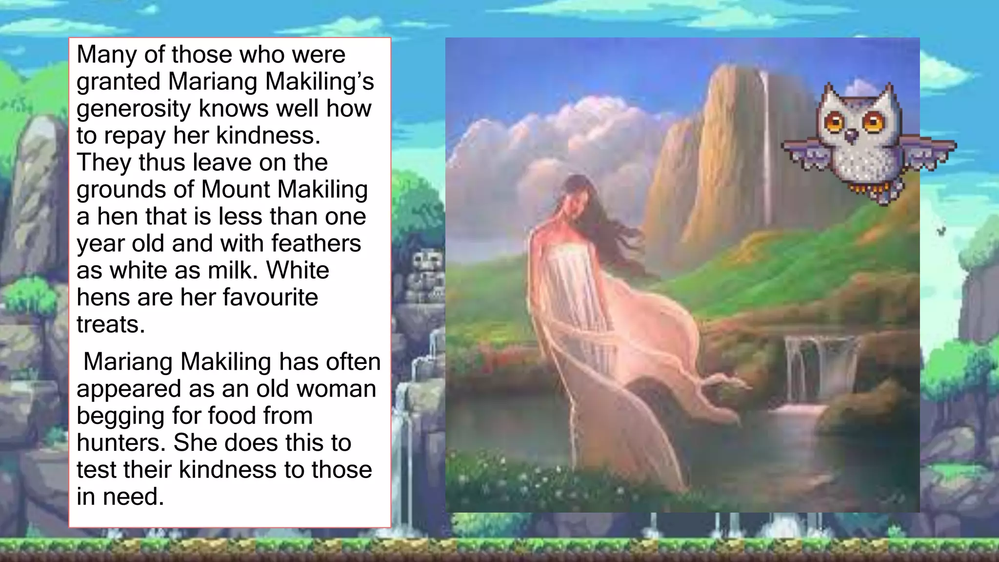The legend of maria makiling (etech) | PPTX
