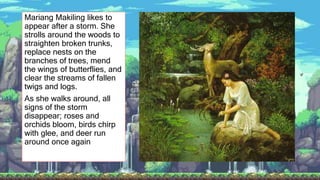 The legend of maria makiling (etech) | PPTX