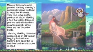 The legend of maria makiling (etech) | PPTX