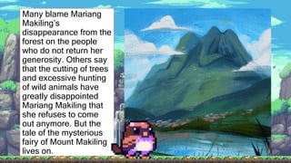 The legend of maria makiling (etech) | PPTX