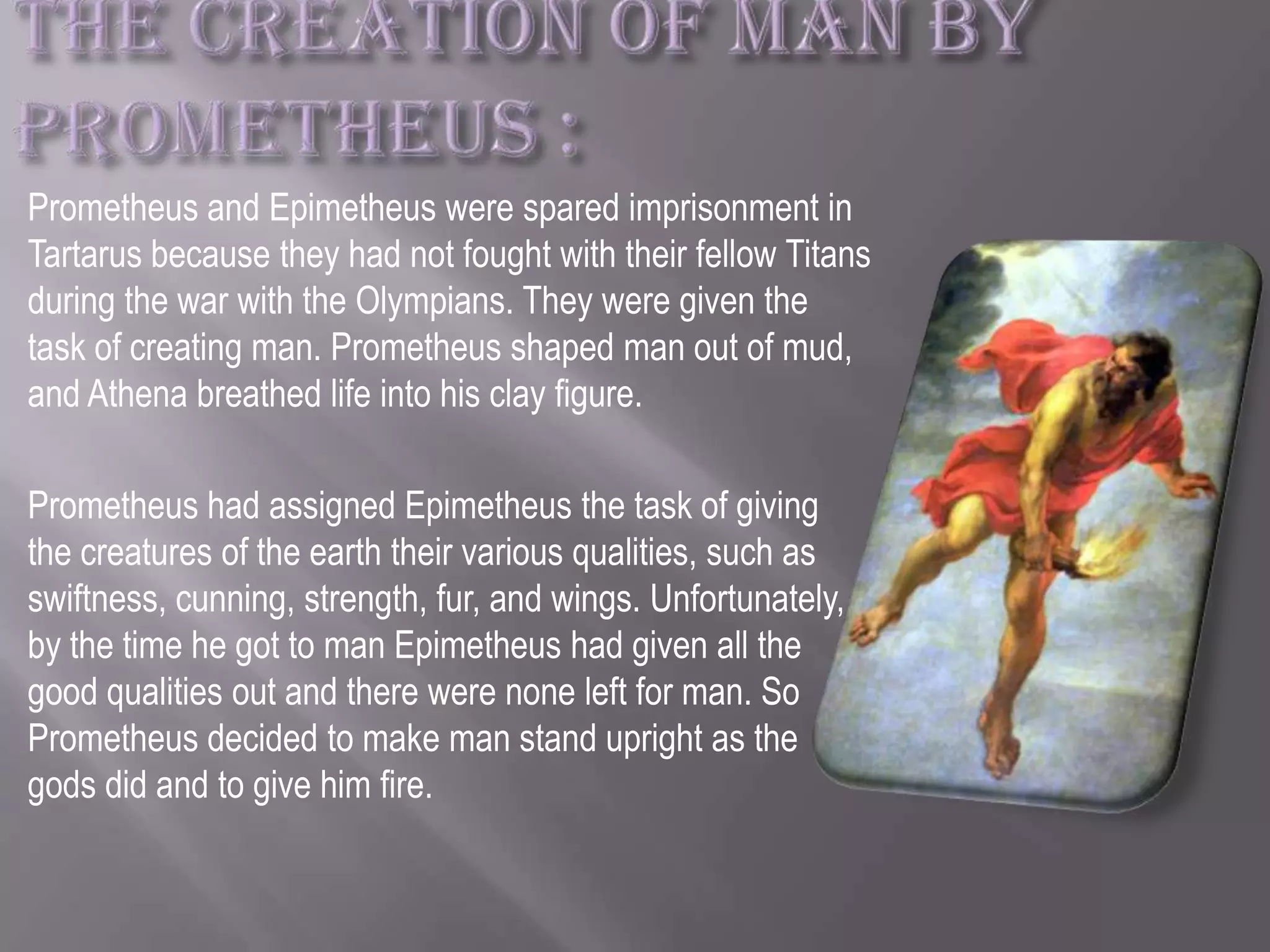 The legend of Prometheus | PPTX | Crime & Harmful Acts to Individuals ...