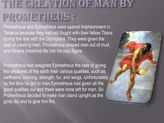 The legend of Prometheus | PPTX