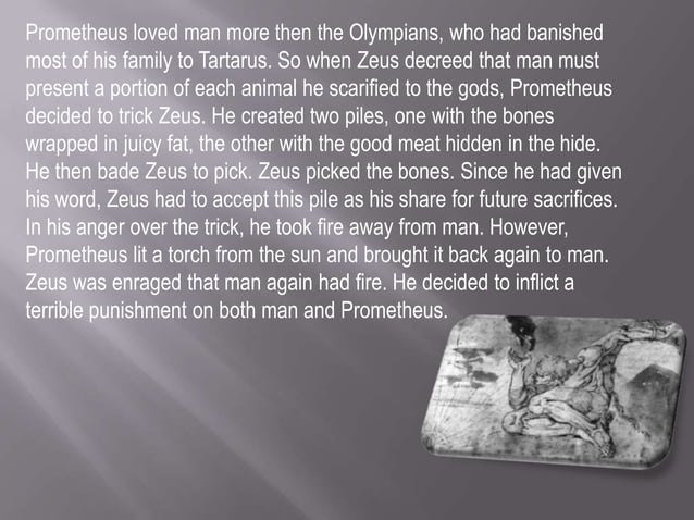 The legend of Prometheus | PPTX | Crime & Harmful Acts to Individuals ...