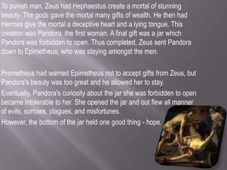 The legend of Prometheus | PPTX