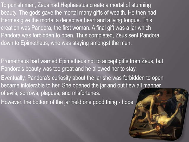 The legend of Prometheus | PPTX | Crime & Harmful Acts to Individuals ...