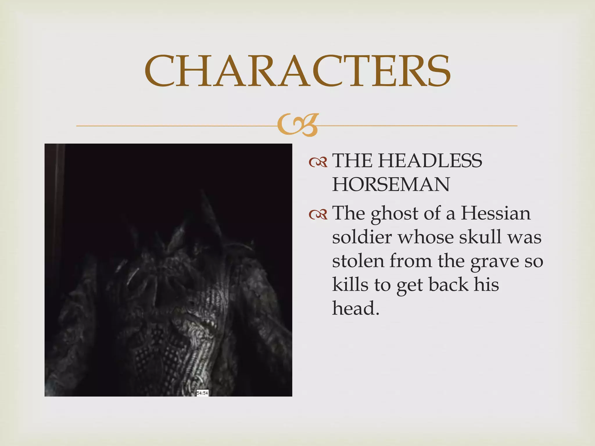 The legend of sleepy hollow | PPTX