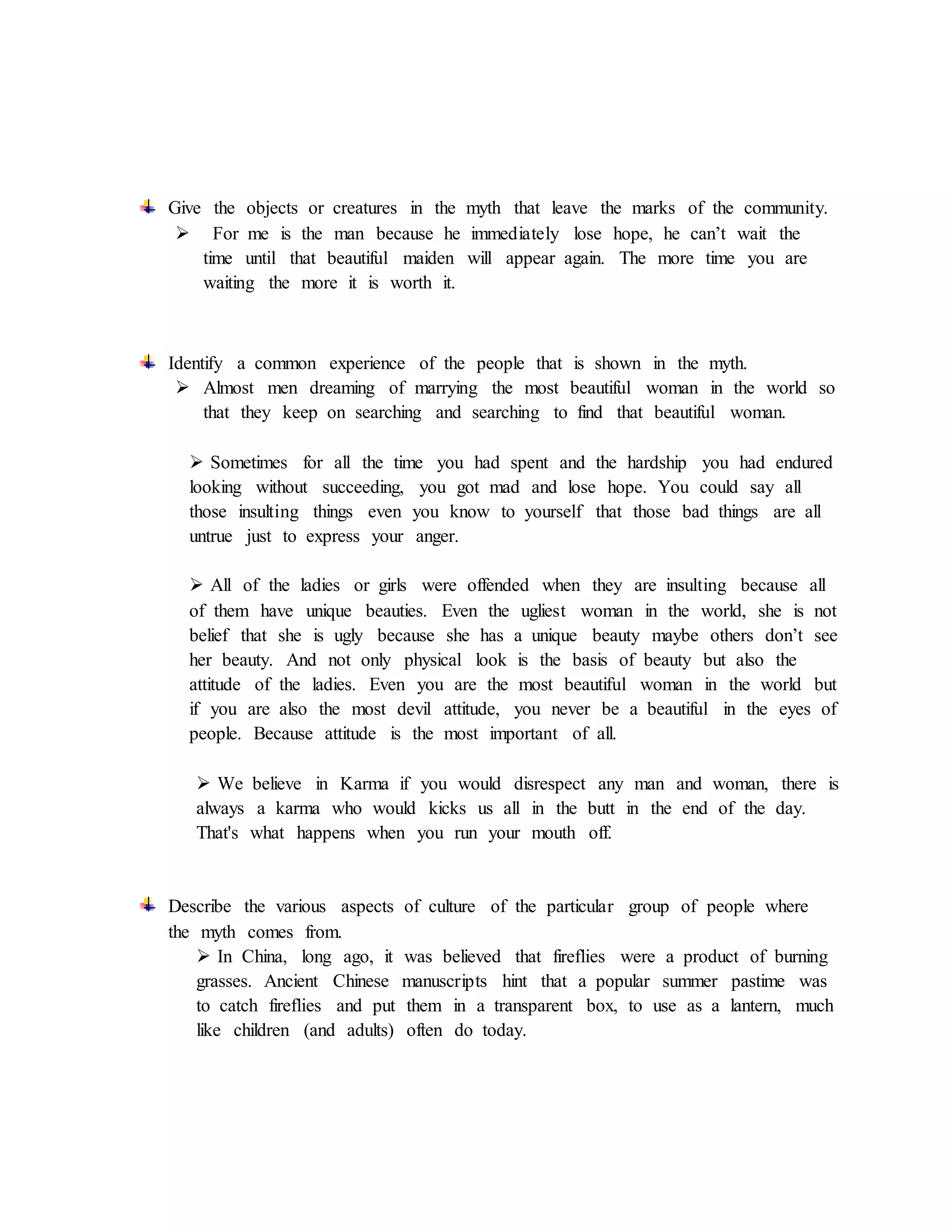 The legend of the firefly | DOCX