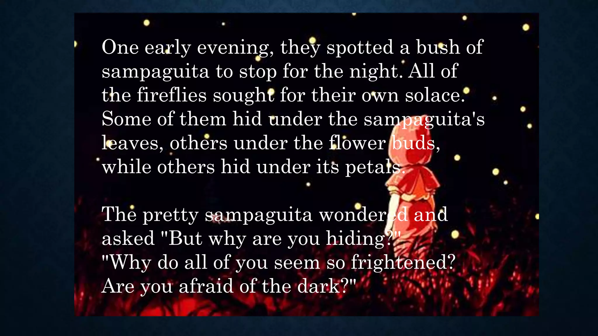 The Legend of the First Fire Fly | PPTX