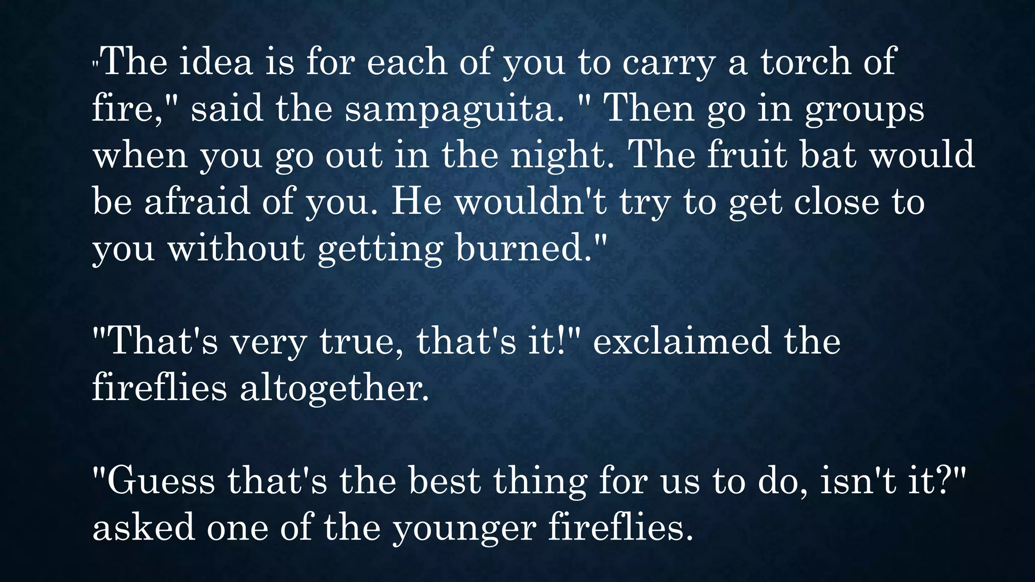 The Legend of the First Fire Fly | PPTX