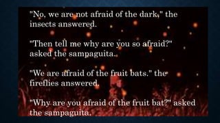 The Legend of the First Fire Fly | PPTX