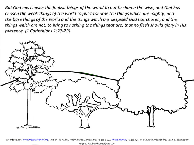 The Legend of the Three Trees - Coloring Book | PPT