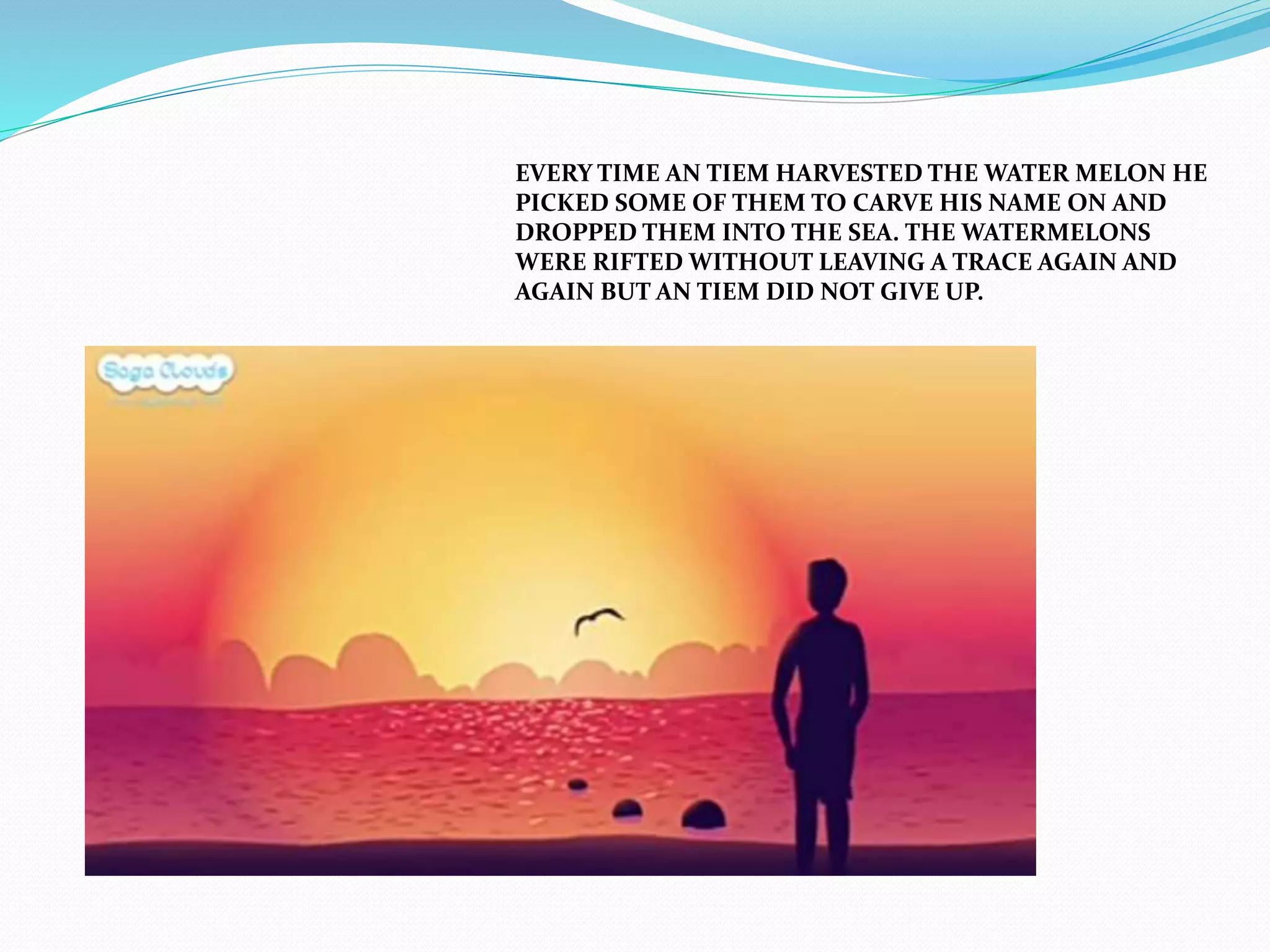 The legend of the water melon | PPTX