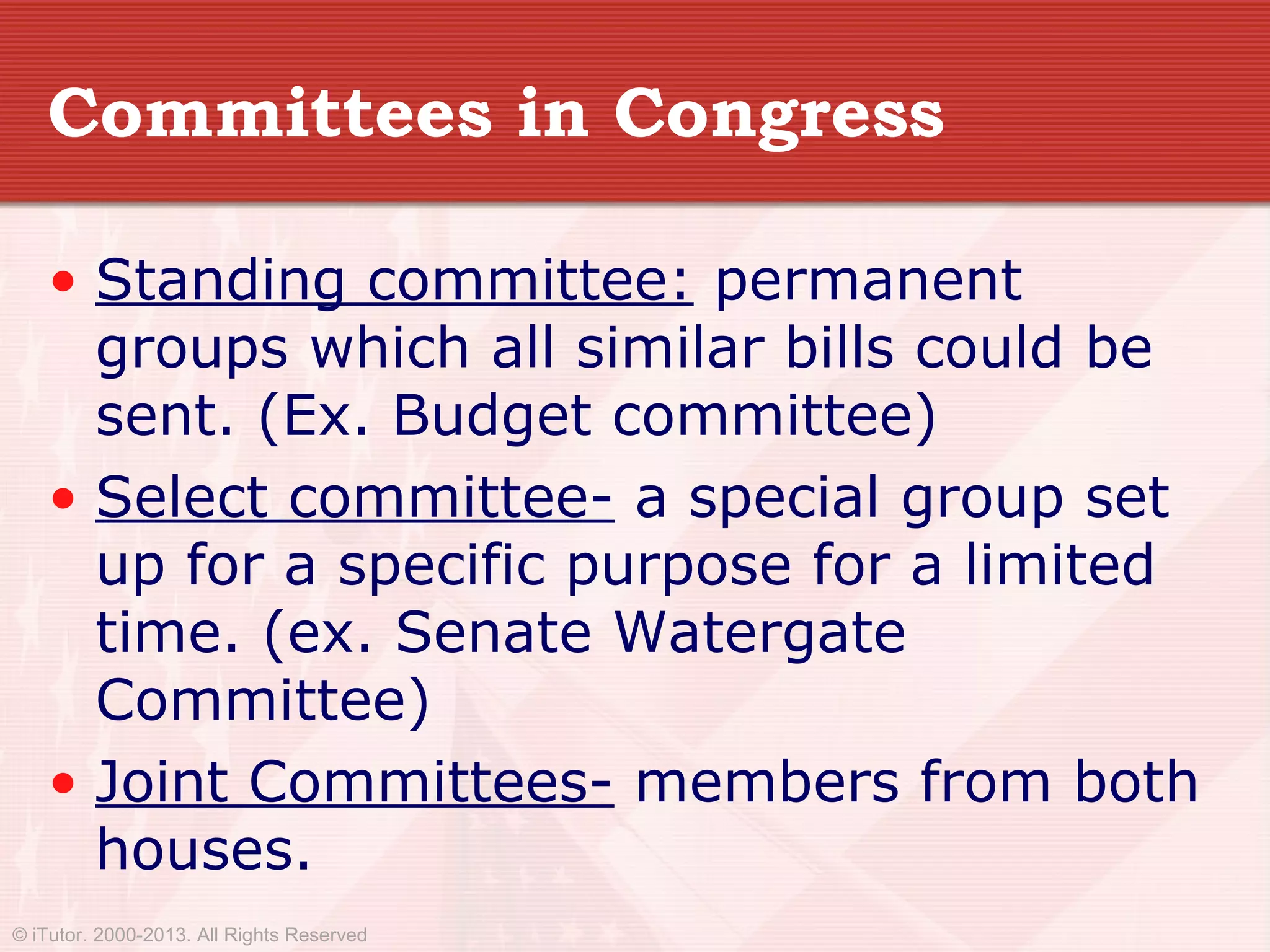The Legislative Branch | PPT