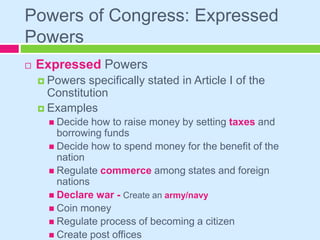 The Legislative Branch 2017 | PPTX