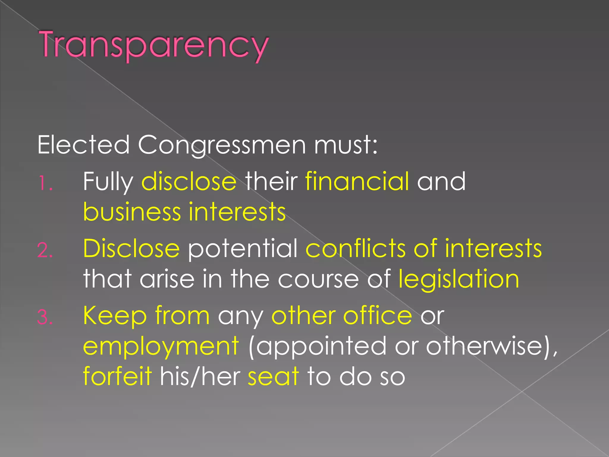 The legislative department | PPTX