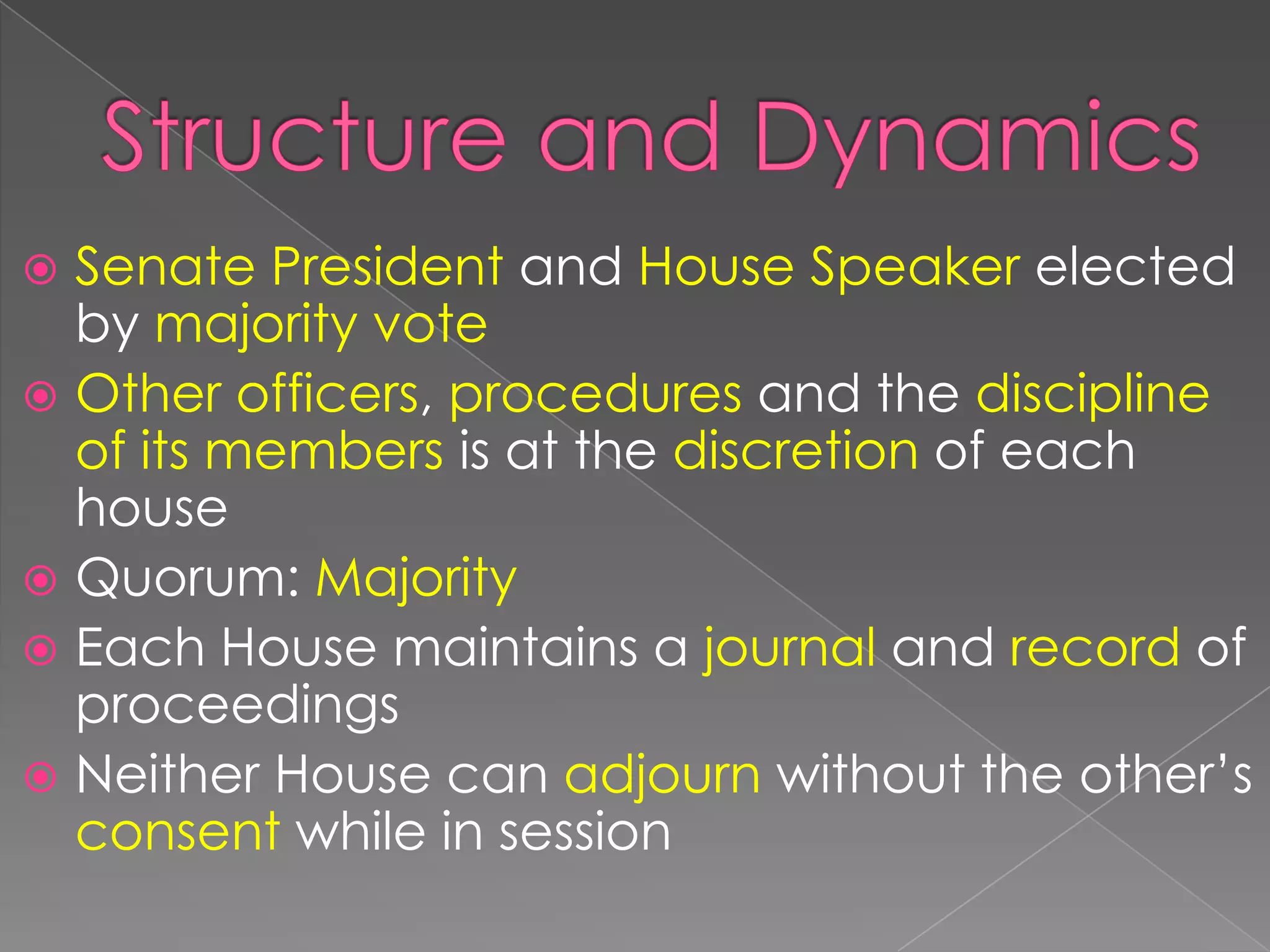 The legislative department | PPTX