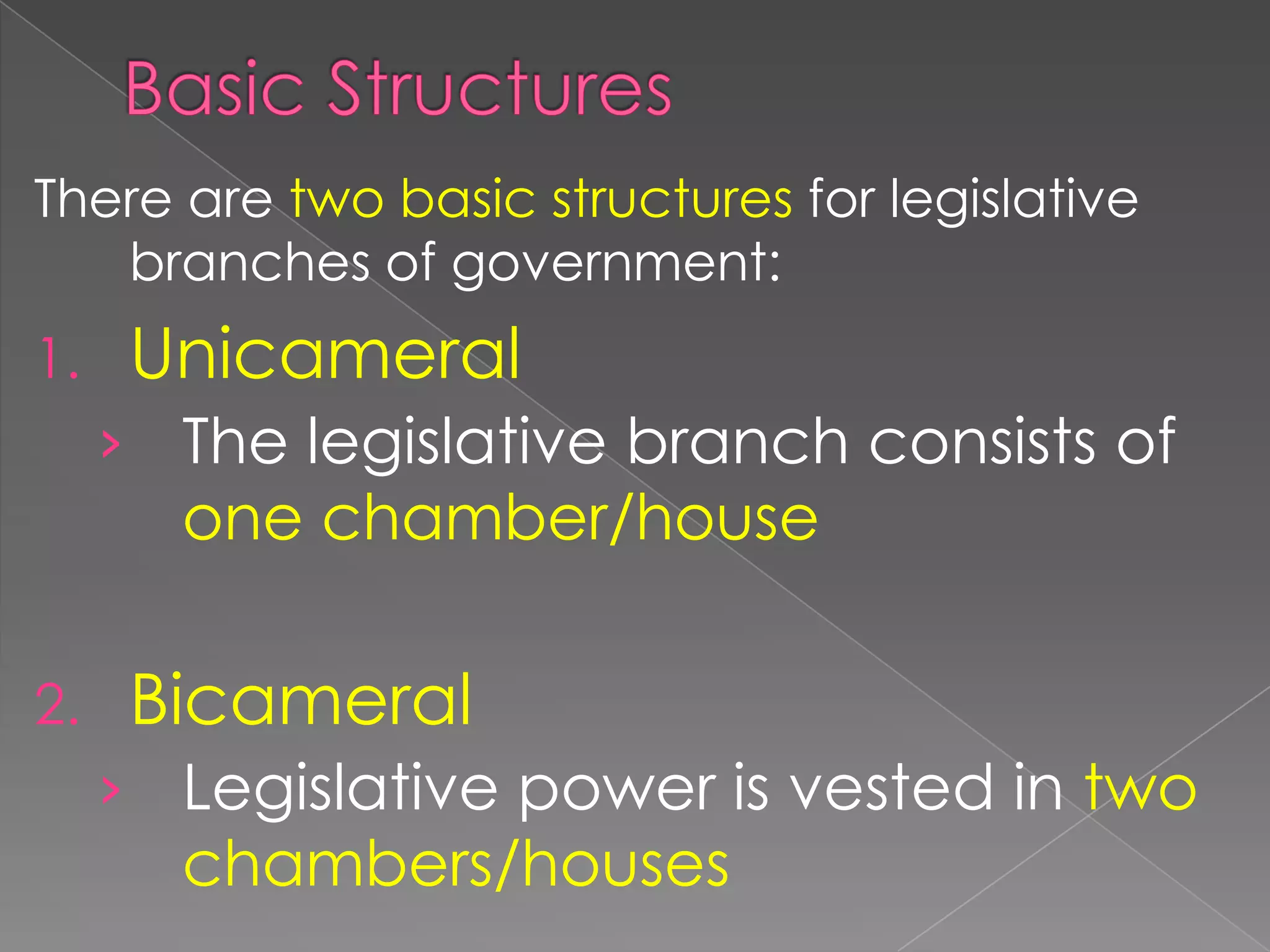 The legislative department | PPTX