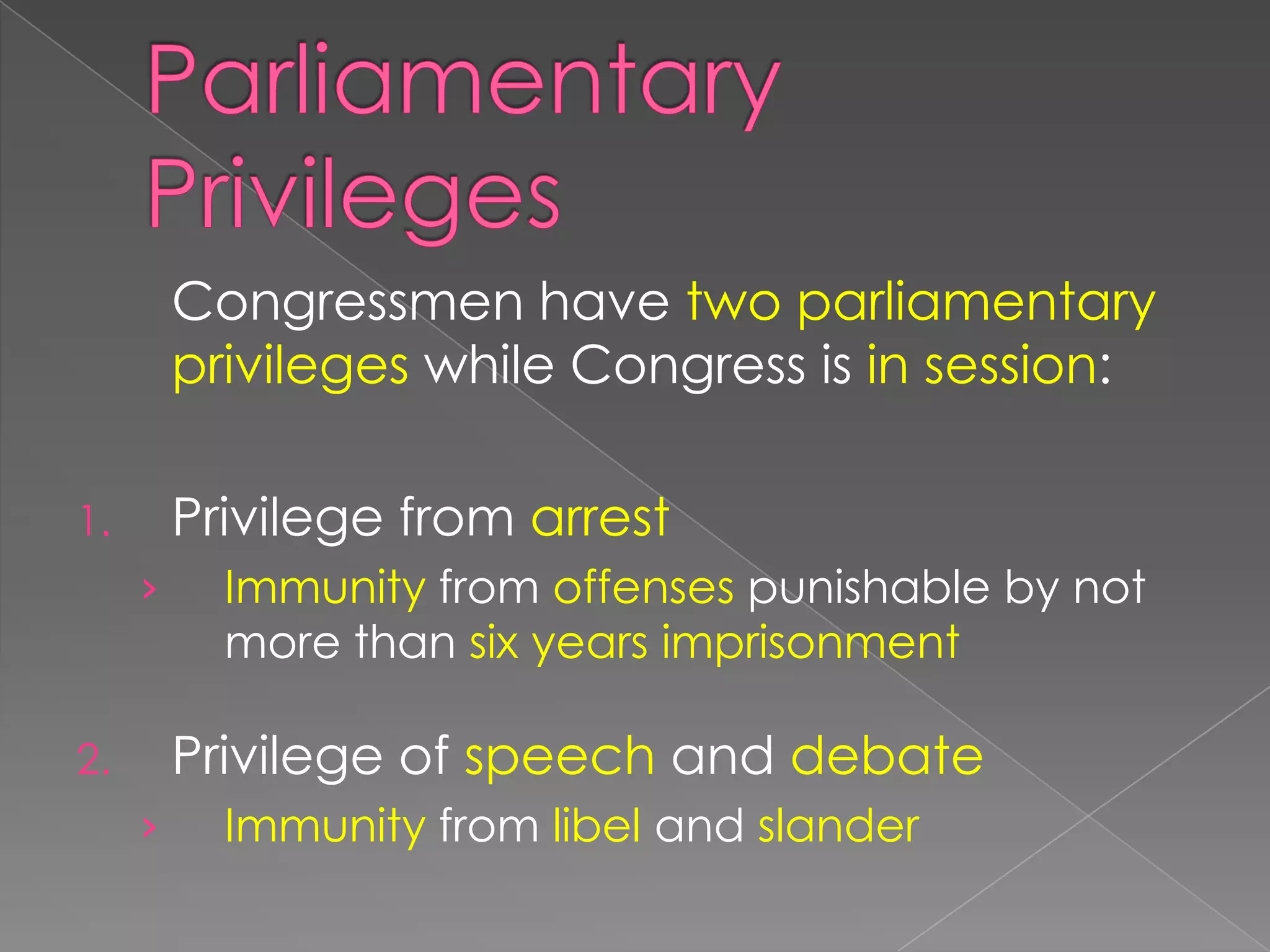 The legislative department | PPTX