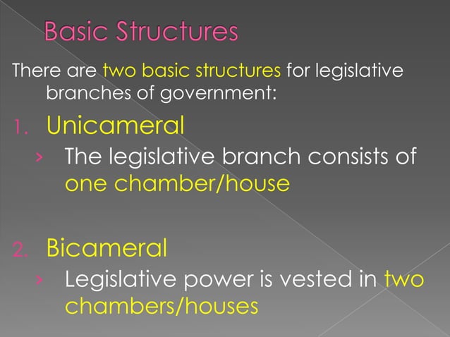The legislative department | PPTX