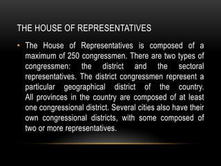 The legislative department | PPTX