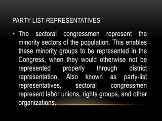 The legislative department | PPTX