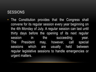 The legislative department | PPTX