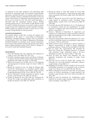 The leicester cough monitor preliminary | PDF