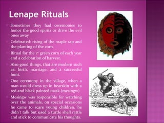 The lenape ceremony | PPT