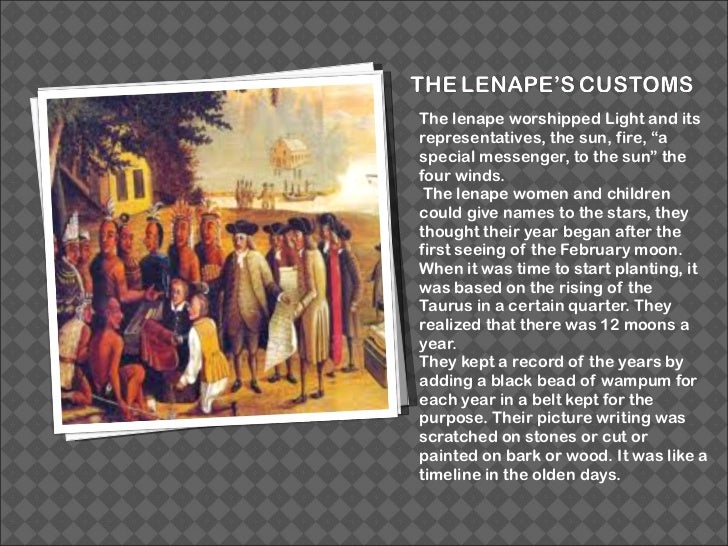 The lenape ceremony