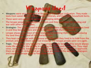 The lenape food | PPT