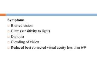 Human lens and cataract | PPT
