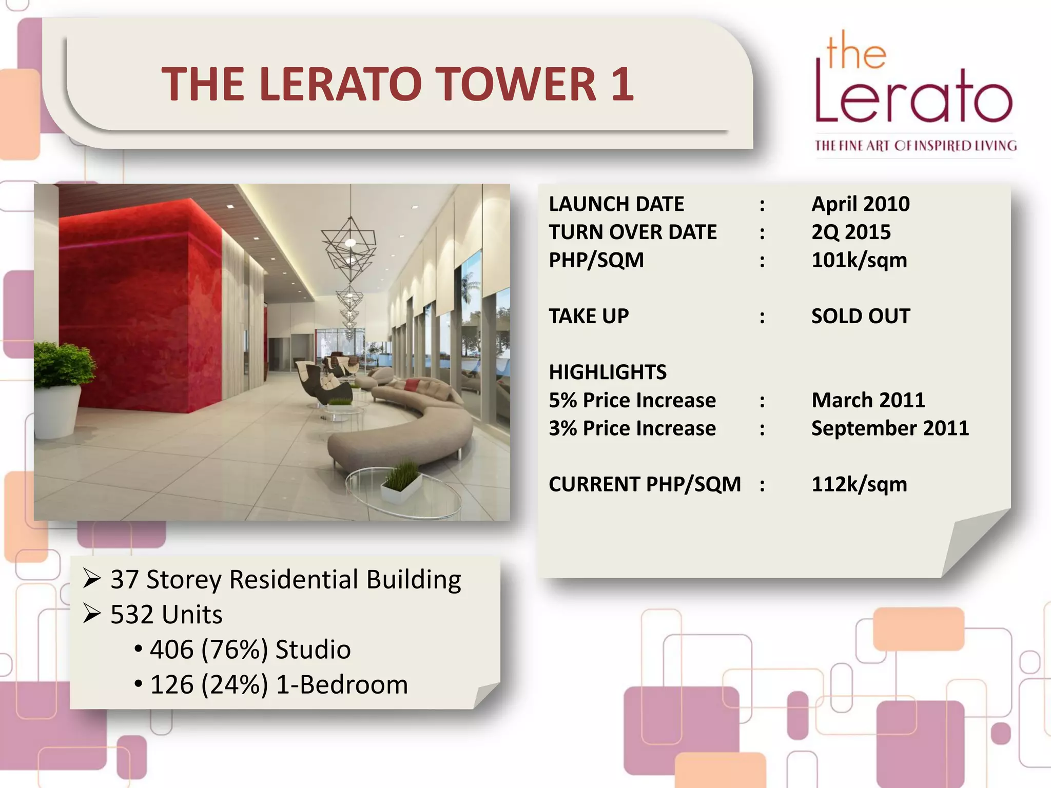 The Lerato Tower 3 Presentation | PDF