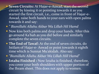 The Lesser Pilgrimage -Al Umrah | PPTX