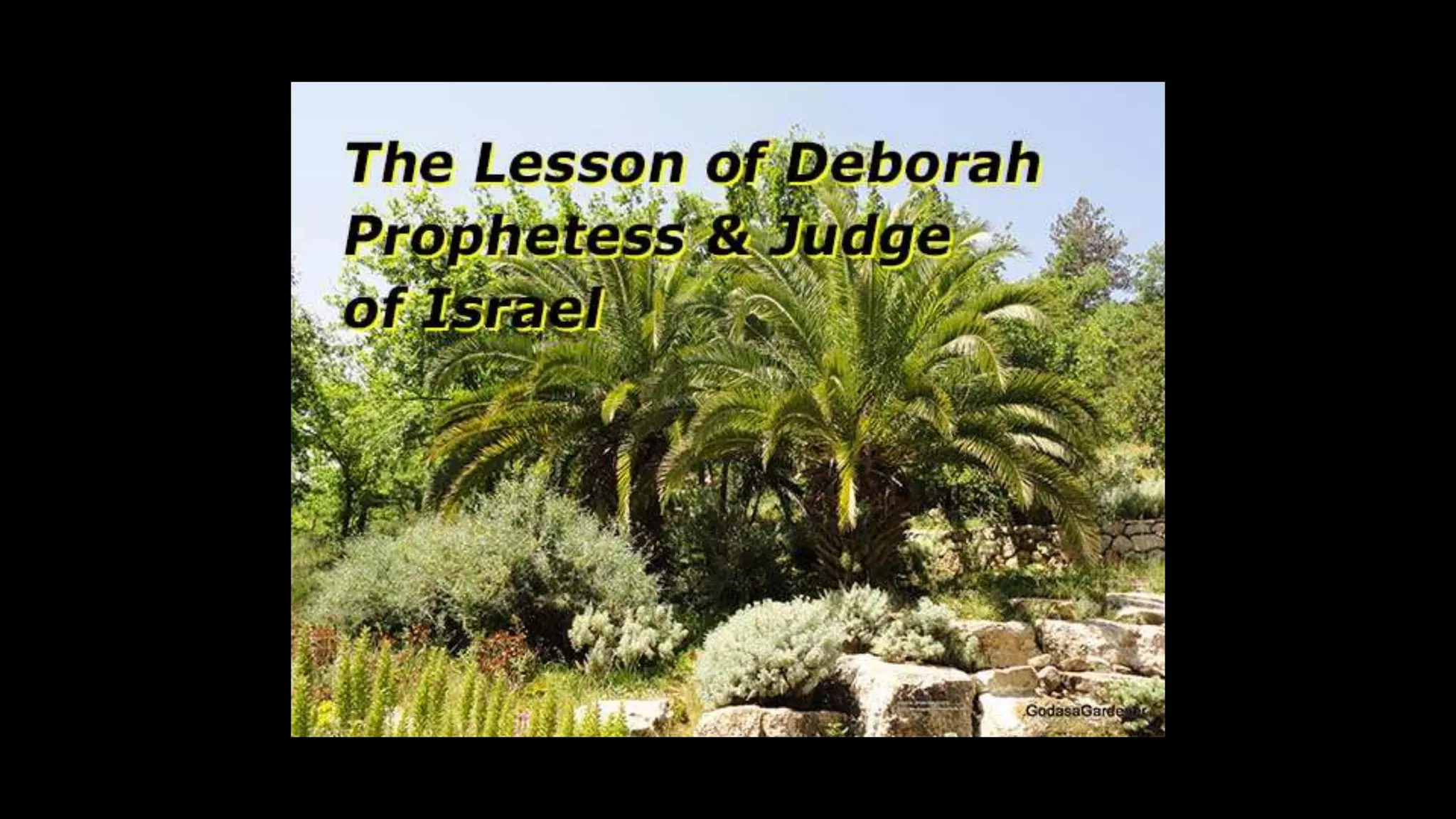 The lesson of deborah | PPTX