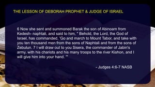 The lesson of deborah | PPTX