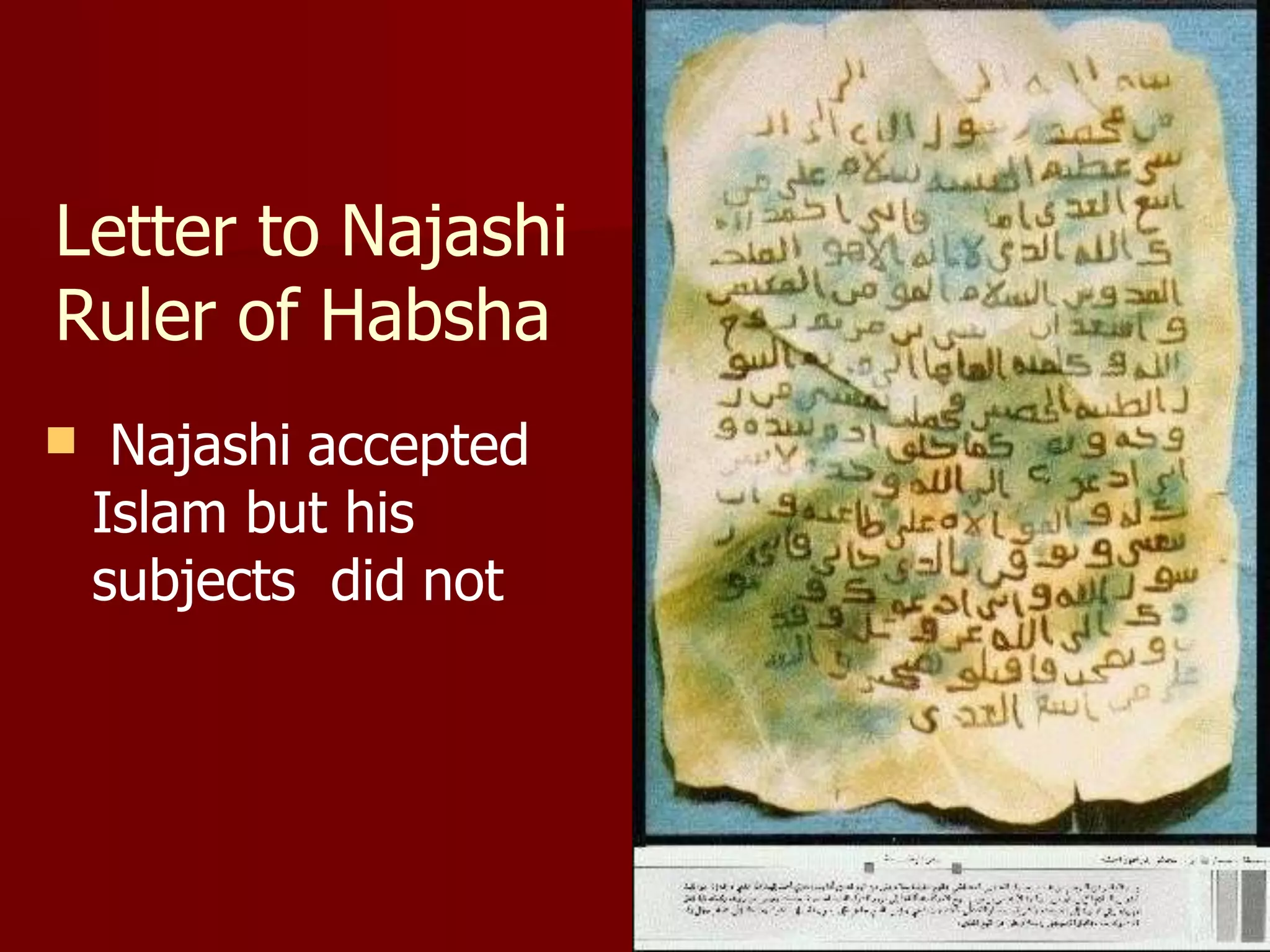 The Letters of Holy Prophet MUHAMMAD PBUH | PPTX