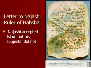 The Letters of Holy Prophet MUHAMMAD PBUH | PPTX