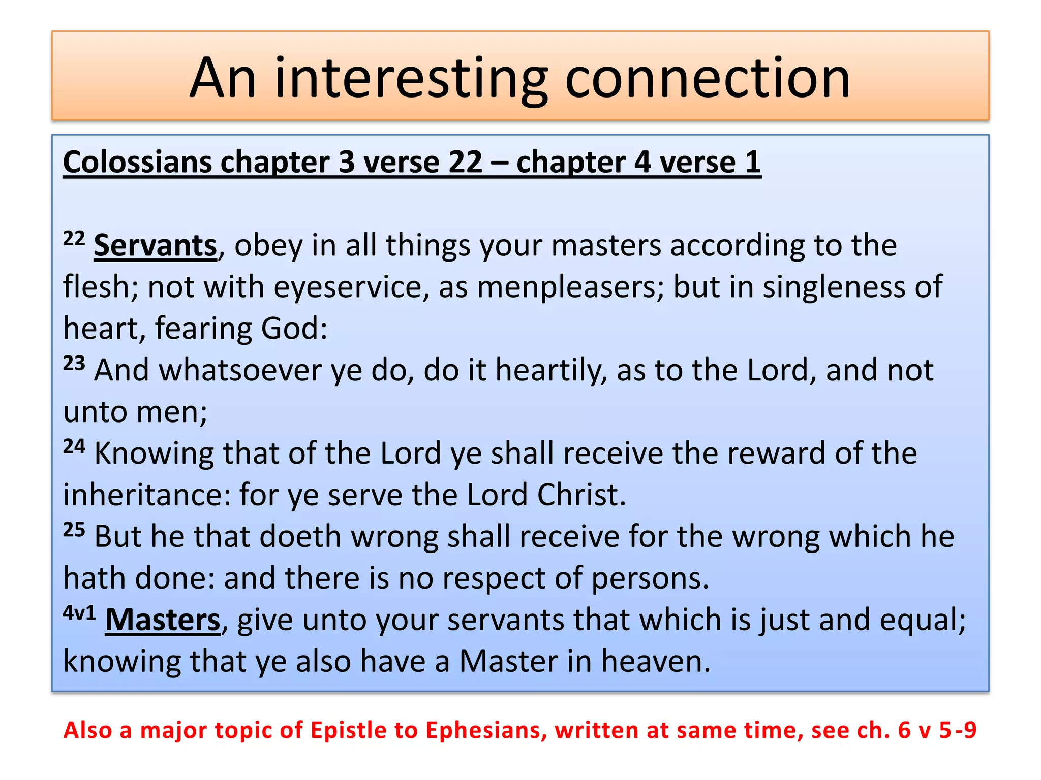 The letter to Philemon - Part 1 | PPTX