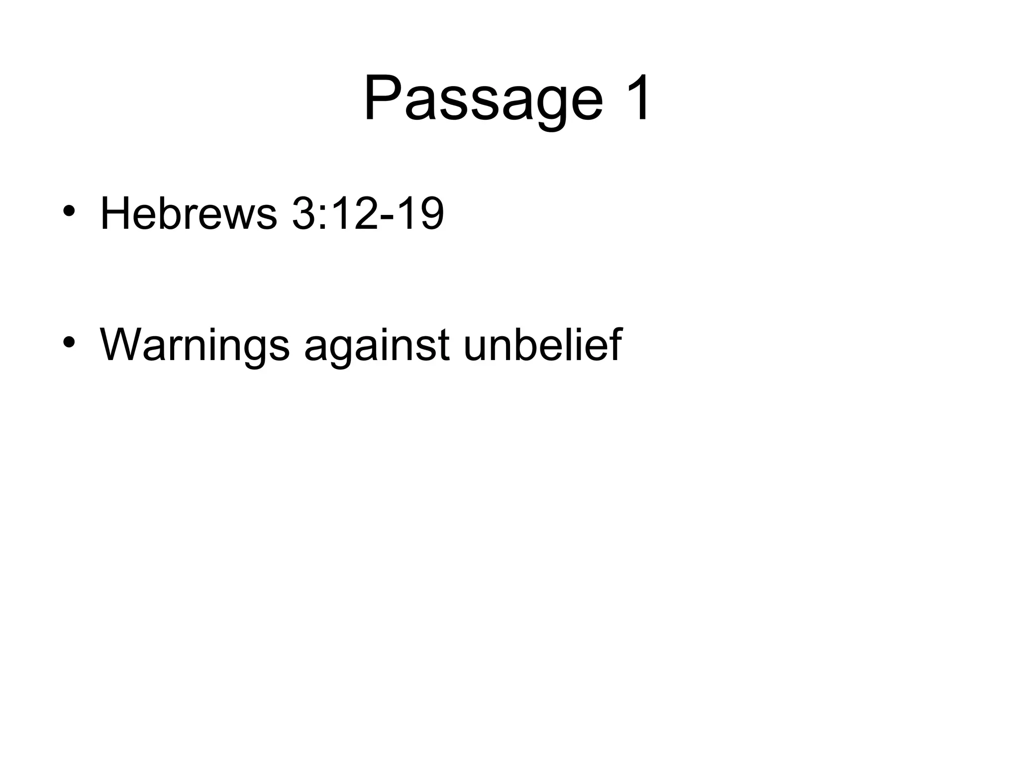 The letter to the hebrews | PPT